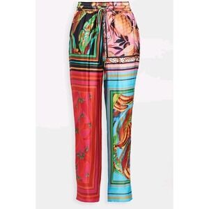 FARM Rio | Pants & Jumpsuits | Farm Rio Scarf Mix Pants Multi Color ...